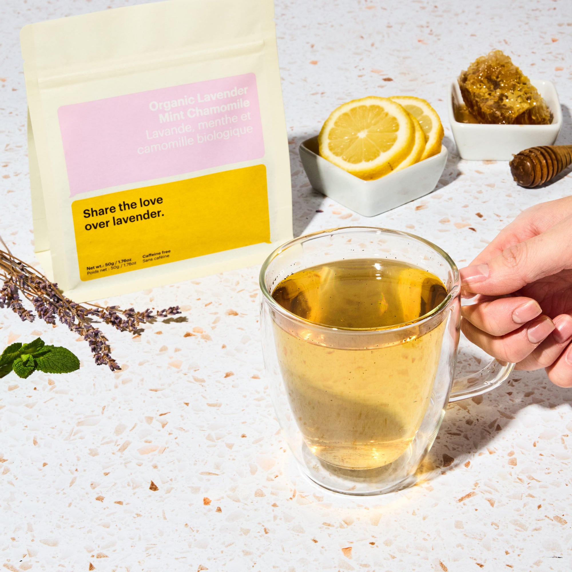 Organic Lavender Mint Chamomile Tea