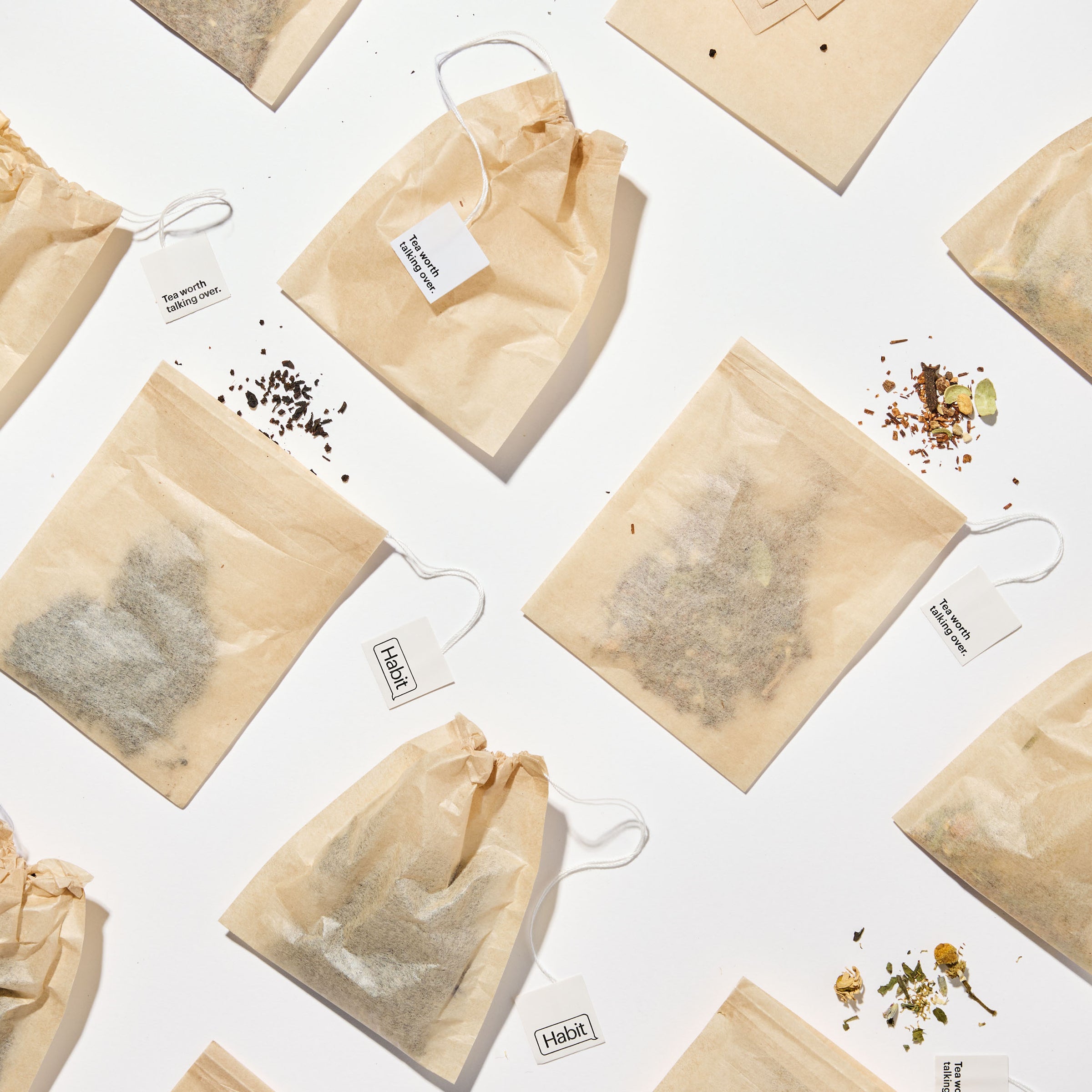 Premium Empty Tea Bags - Eco-Friendly Biodegradable | Habit Tea