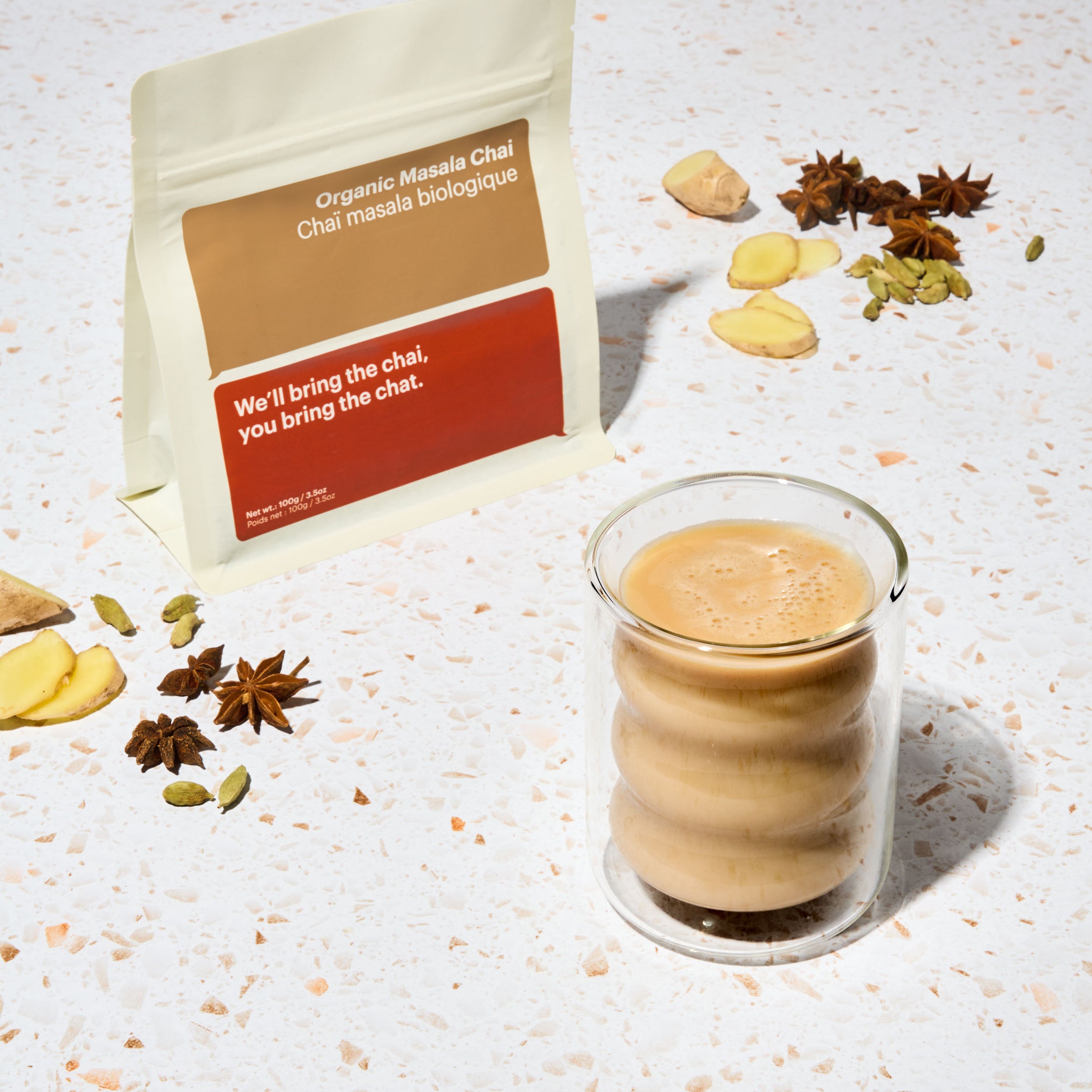 Organic Masala Chai - Authentic Spiced Black Tea | Habit Tea